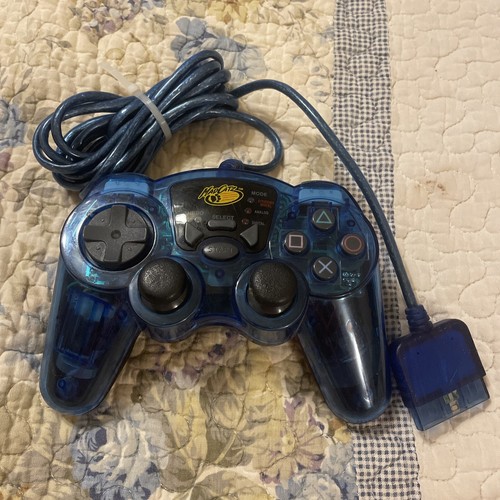 MadCatz Dual Force Pro Sony Playstation 2 Controller Blue PS2 Dual ...