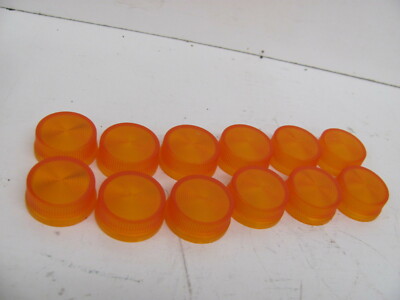 LOT OF 12 GENERIC ORANGE LIGHT PUSHBUTTON CAP | eBay