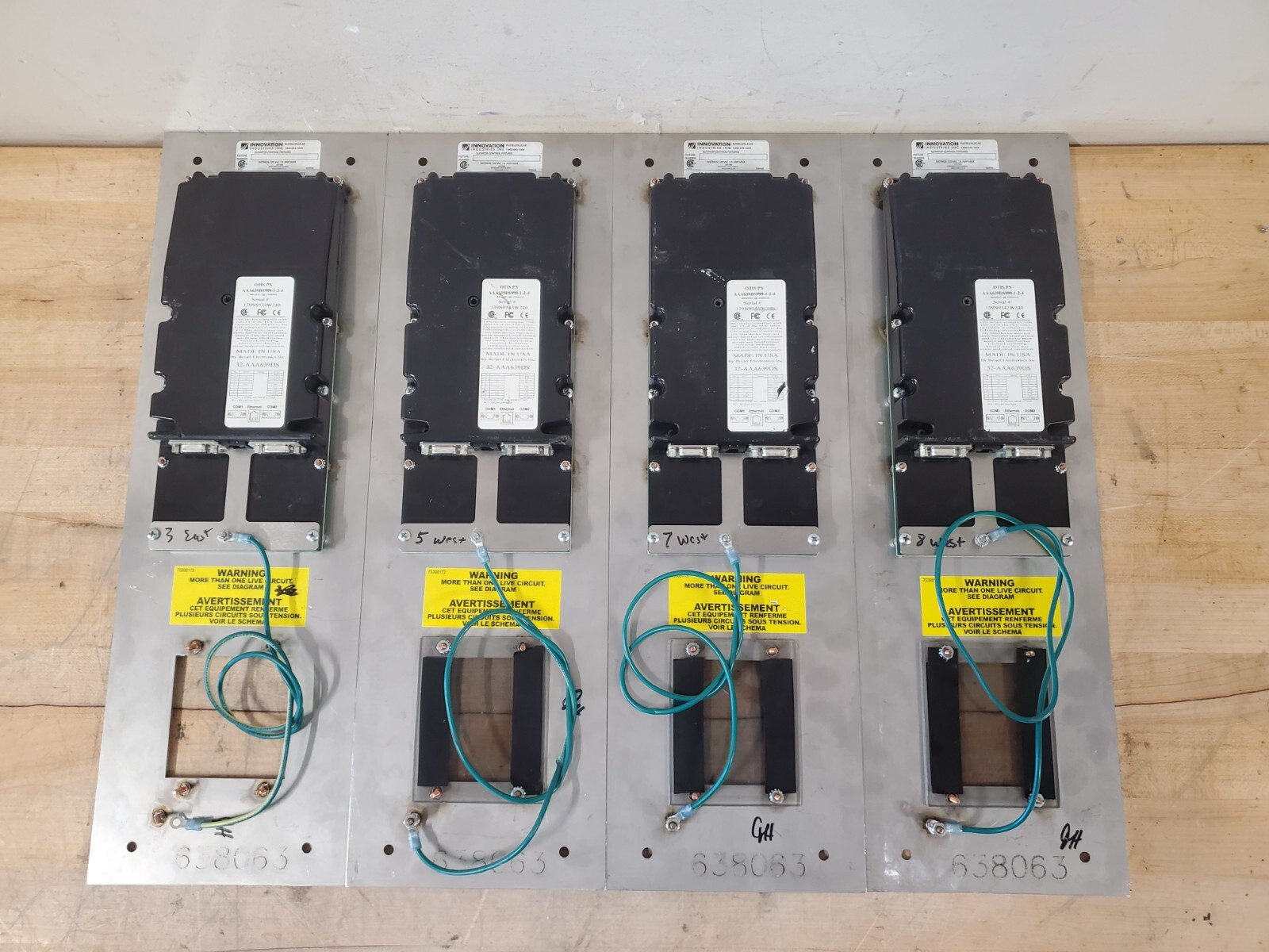 LOT OF 4 Innovation HS638663/Otis AAA639DS999-1-2-4, Elevator Keypads ...