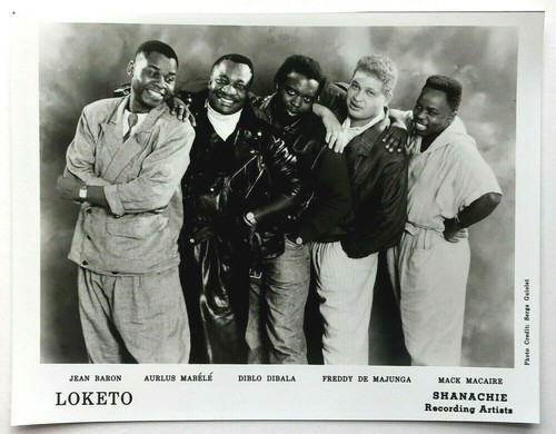 1980s Loketo Congolese Band Press Photo Diblo Dibala Soukous Aurlus ...