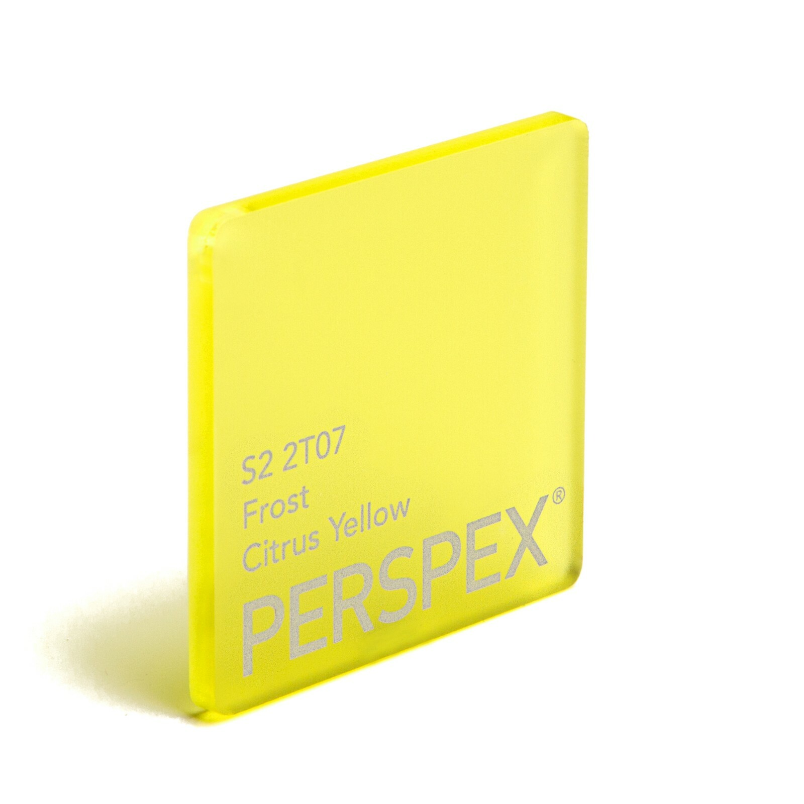 Perspex® Citrus Yellow S2 2T07 Frosted Acrylic Plastic Sheet / Various ...