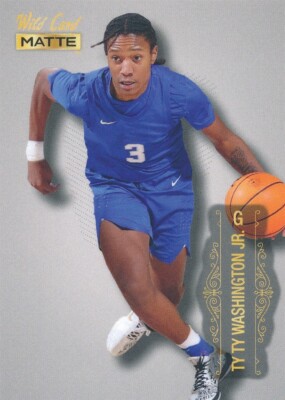 MB-72 TY TY WASHINGTON JR 2022-23 Wild Card Matte SILVER RC ROCKETS | eBay