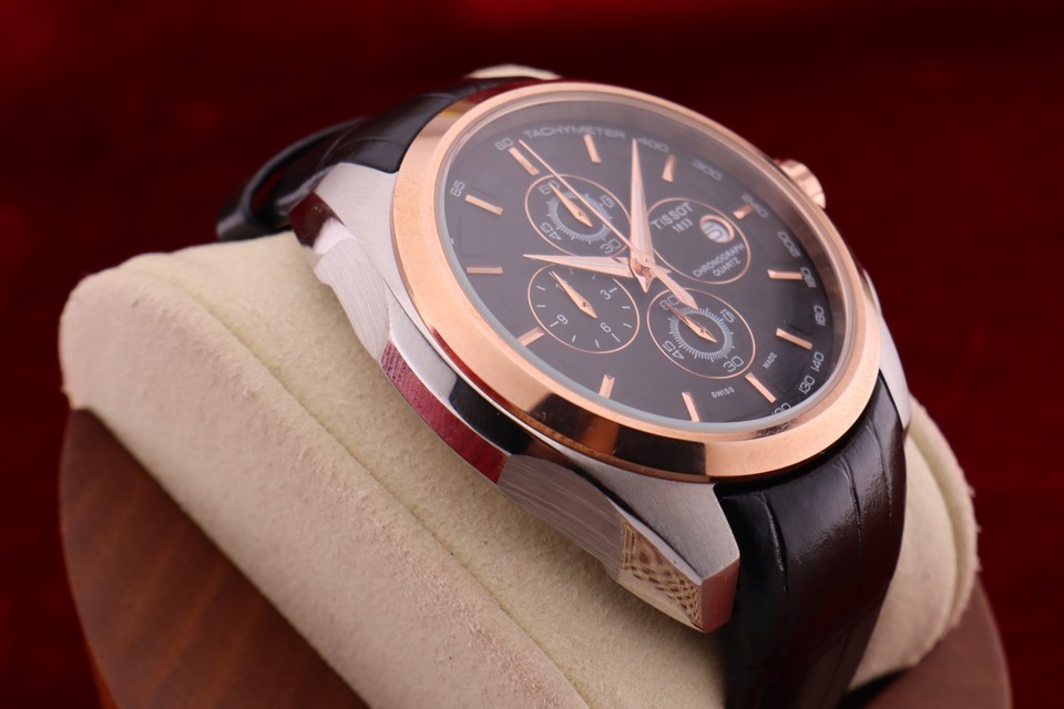 ⚡️⌚New Tissot 1853 Couturier Tachymeter Chronograph Quartz Men's Wrist ...