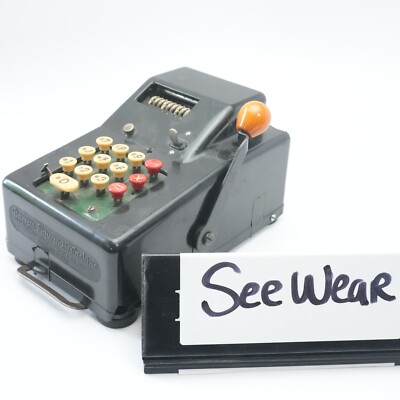 Antique Barrett Figuring Listing Adding Machine 20s USA Vintage RARE | eBay