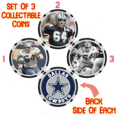 TOM RAFFERTY - LEGENDARY COWBOYS FOOTBALL PLAYER - COLLECTABLE COIN SET ...