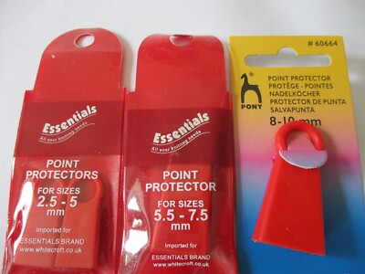 PONY/Essentials Point Protectors - 2.5mm - 10mm various sizes | eBay UK