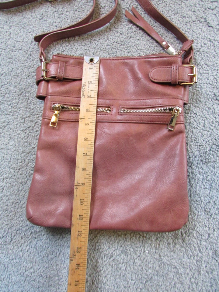 Miztique Women's Purse Brown Crossbody Adjustable Strap Handbag Purse ...