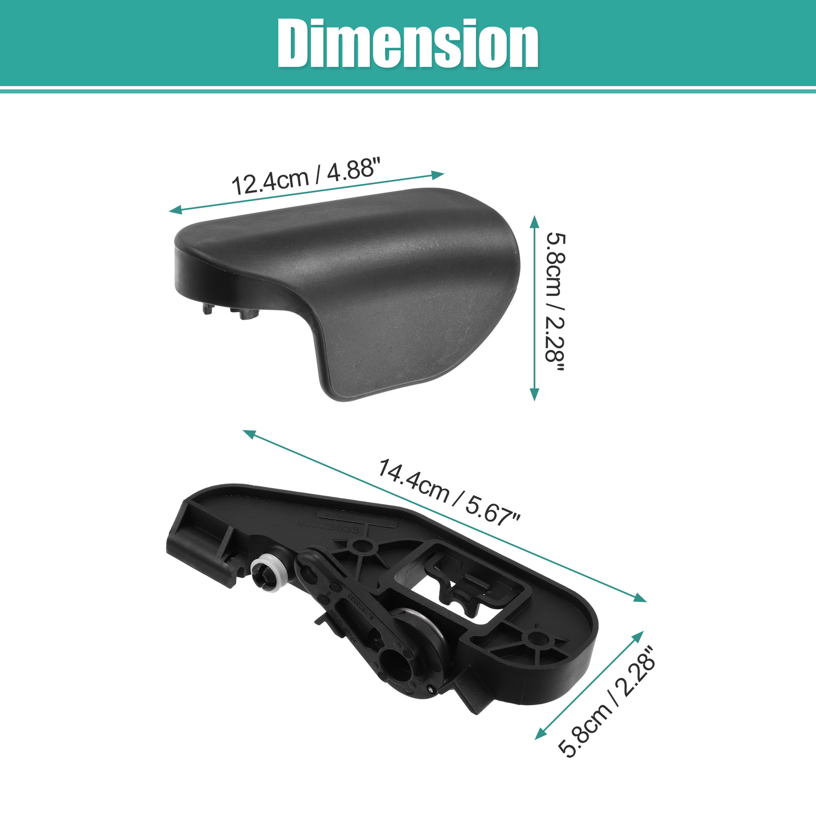 1 Set Hood Latch Release Handle 8J1823533C 8J1823633C fit for Audi TT ...