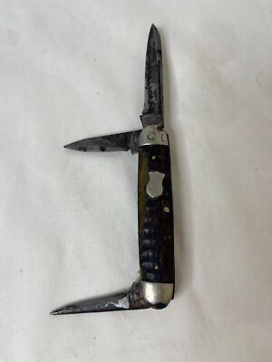 Challenge Cutlery Company Bridgeport Con Stockman Pre 1928 Knife Rough ...
