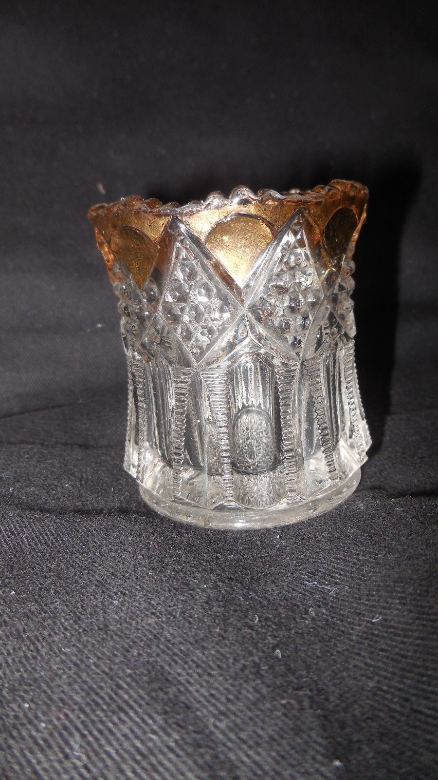 EAPG - Tarentum Glass Co. "Ladders & Diamonds" toothpick holder | eBay