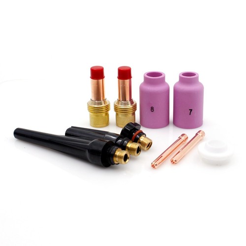 WS 10pcs TIG Collet 10N23&Gas Lens Collet Body 45V25&Ceramic Nozzle ...