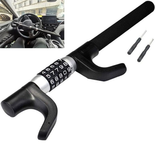Steering Wheel Lock Keyless Password Code Anti Theft for Vehicle Truck ...