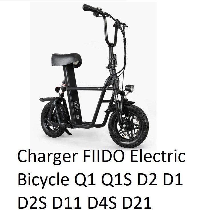 🔥battery Charger or FIIDO Electric Bicycle Q1 Q1S D2 D1 D2S D11 D4S D21 ...