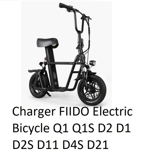 🔥battery Charger or FIIDO Electric Bicycle Q1 Q1S D2 D1 D2S D11 D4S D21 ...
