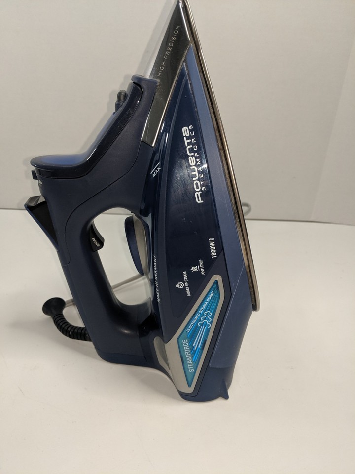 Rowenta Steam Force Clothes Iron DW9280 1800W Stainless Soleplate ...