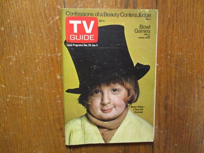 Dec. 29-,1973 TV Guide (MASON REESE/DON STEWART/THE GUIDING LIGHT/MARJI ...