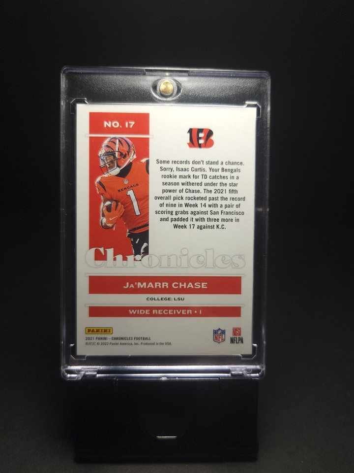 2021 Panini Chronicles JAMARR CHASE Pink Rookie RC #17 - Cincinnati ...