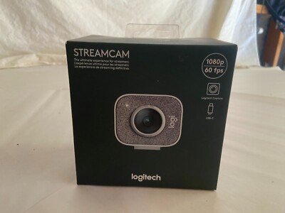 Logitech StreamCam Plus Webcam - 960-001289 - White - NEW SEALED ...