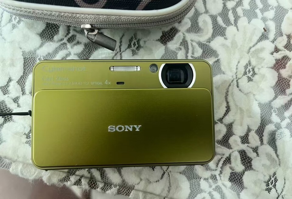 Sony Cyber-Shot DSC-T99 14.1MP Digital Camera Touch Screen Green/Pink &Charger | eBay