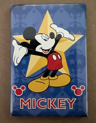 The Postcard Co Disney Disneyland Mickey Mouse Star Blue Rectangle ...