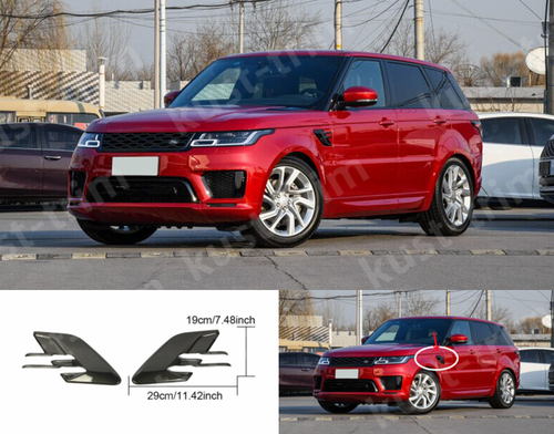 DRY Carbon Fiber Leaf Board Outlet Cover For Land Rover Range Rover ...