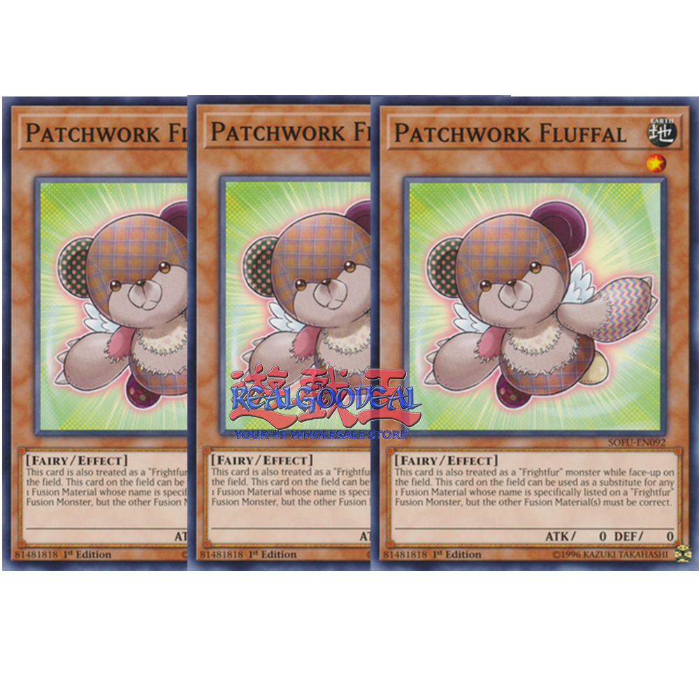 x3 Patchwork Fluffal MP19-EN226 Common 1st | eBay