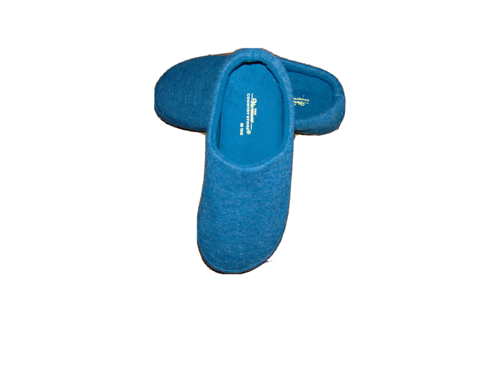 The Vermont Country Store Slippers Blue Indoor /Outdoor House Shoe ...