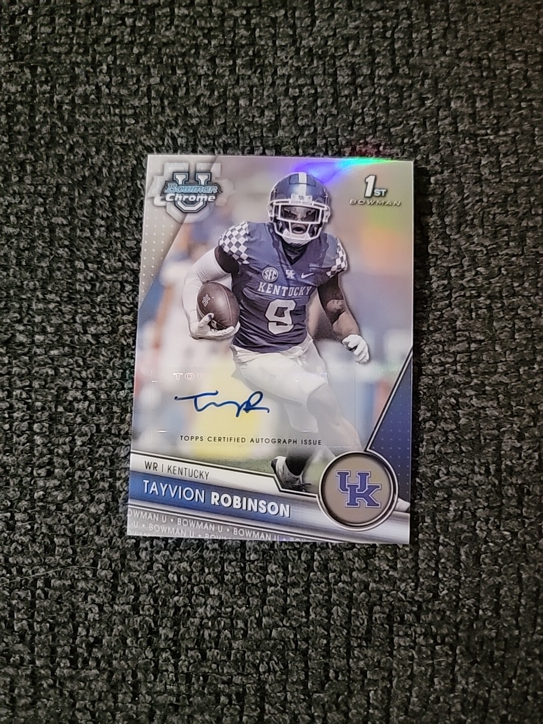 2023 Bowman U Chrome Tayvion Robinson 1st Bowman Auto Refractor /499 ...