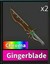 💎ROBLOX💎 Chroma Gingerblade Godly Knife MM2 Murder Mystery 2 In-Game ...