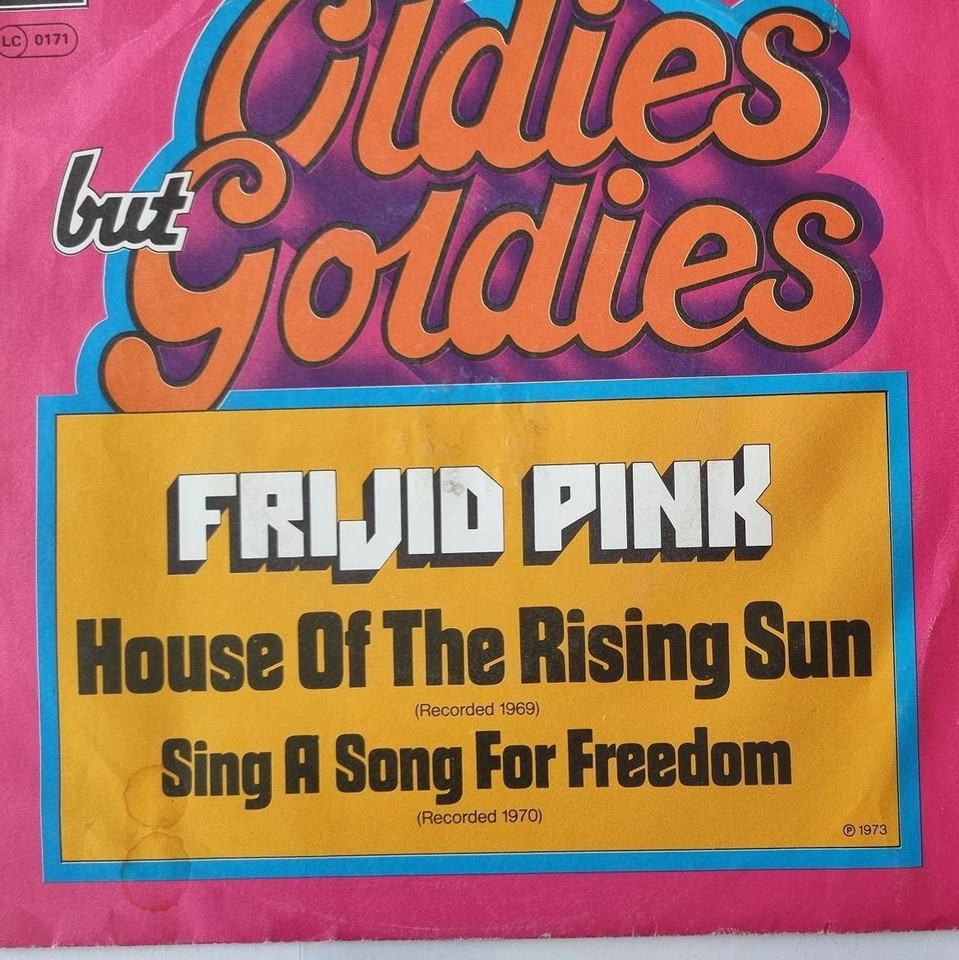 Frijid Pink - House Of The Rising Sun / Sing A Song For Freedom 7'' Vinyl | eBay