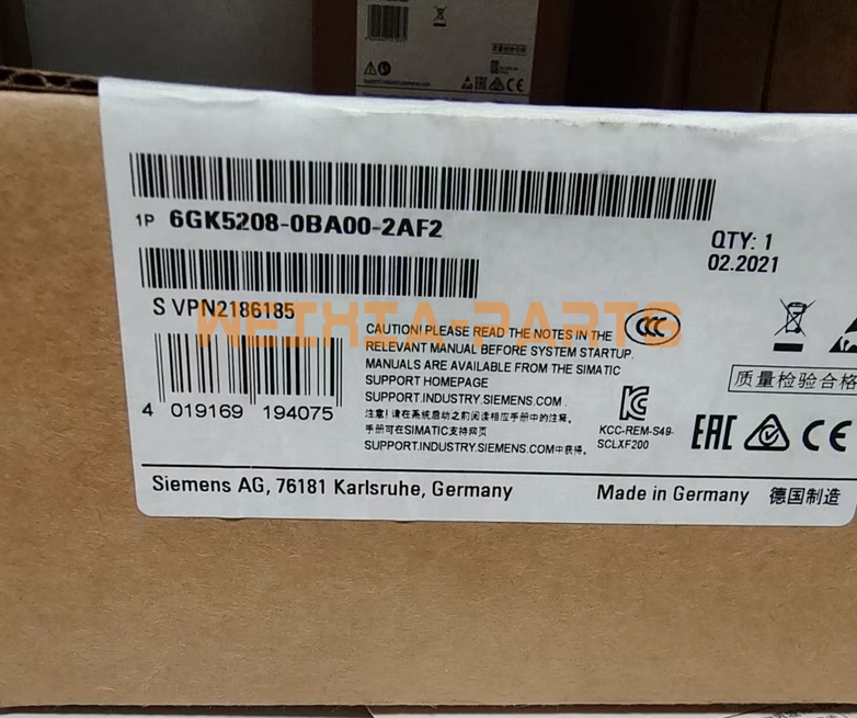 Siemens 6gk5208-0ba00-2af2 Scalance Xf208 Ie Managed Ethernet Switch ...