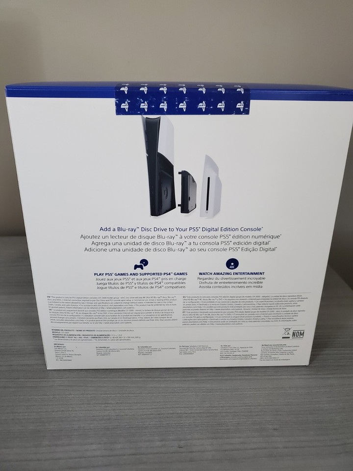 Sony PS5 PlayStation Disc Drive For Digital Slim Edition & Pro Console ...