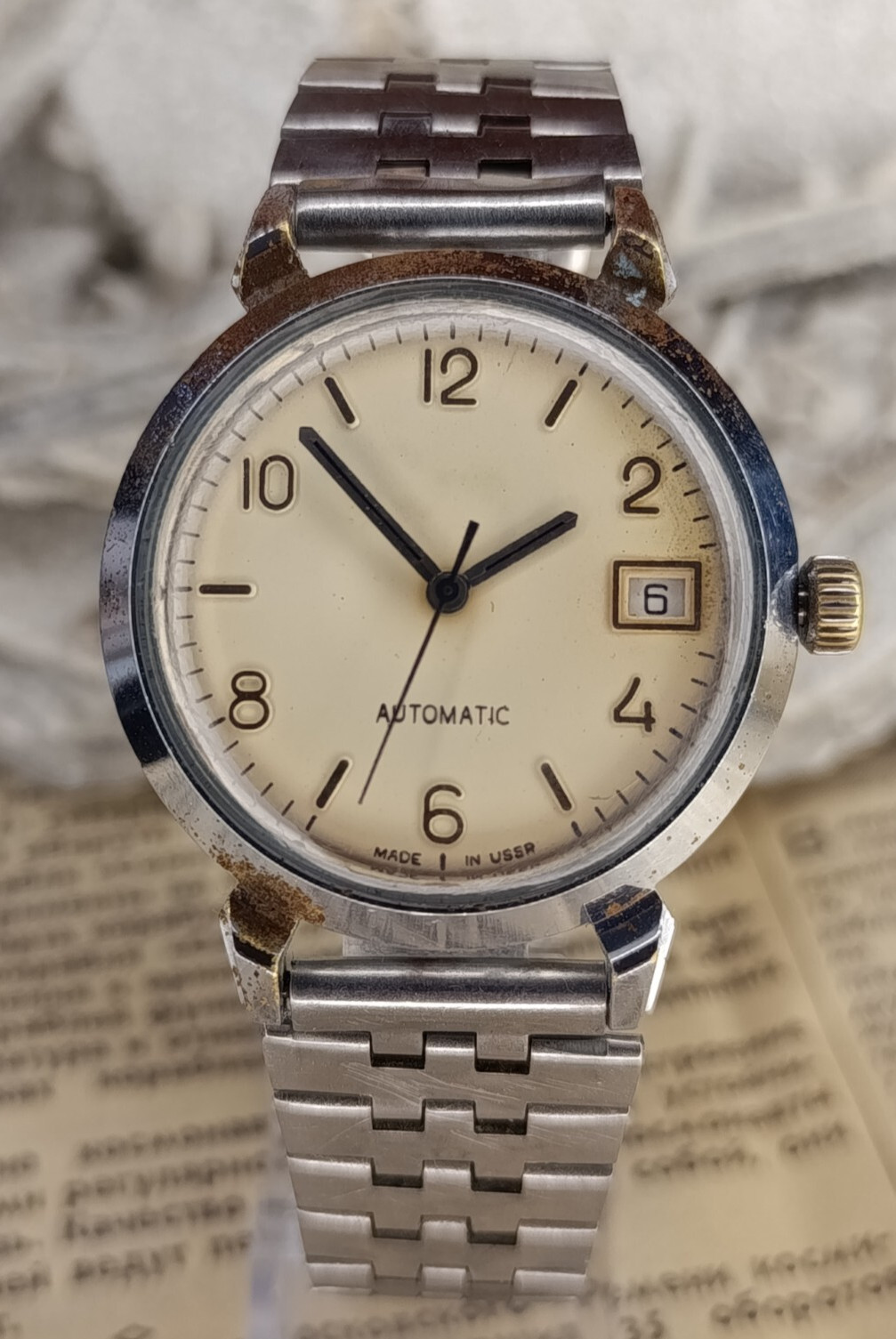 RARE! Vintage Soviet military Officer watch VOSTOK WO… - Gem