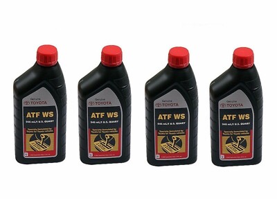 4 Quart GENUINE ATF WS Automatic Transmission Fluid (FITS TOYOTA Lexus ...