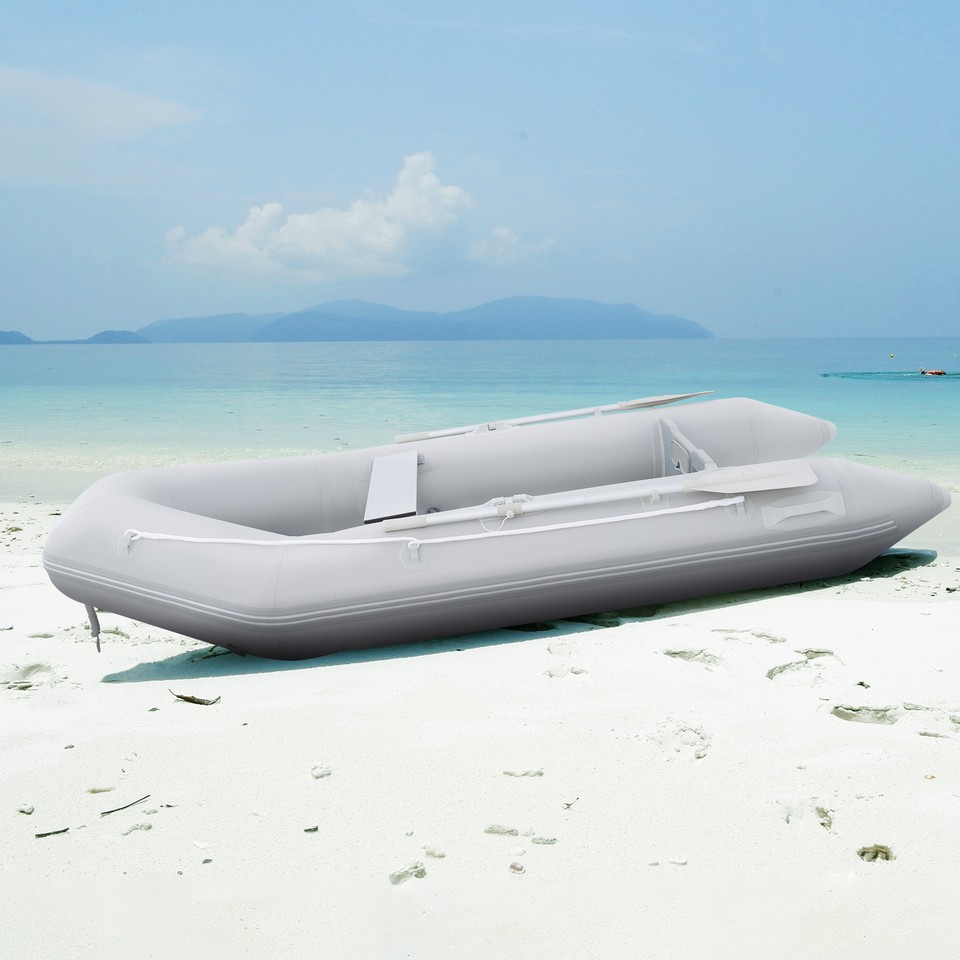 10ft Inflatable Boat Raft Fishing Dinghy Tender Pontoon Dive Rescue ...