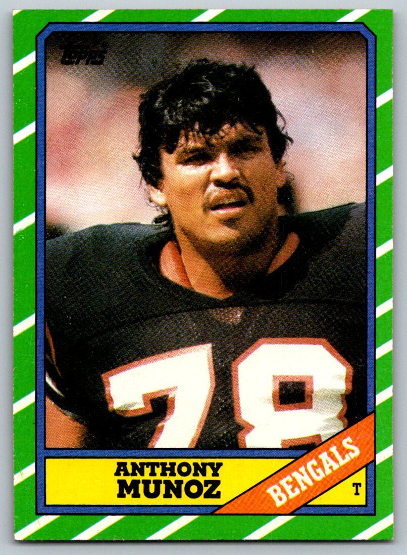 1986 Topps #261 Anthony Munoz Cincinnati Bengals | eBay