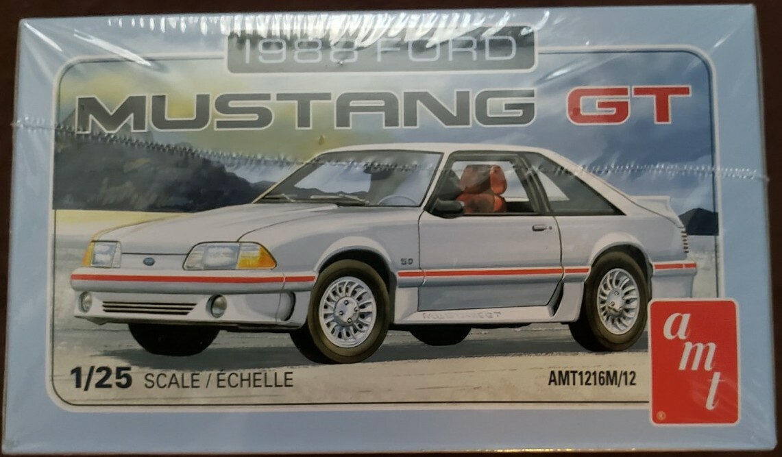 ATM 1988 Ford MustangGT Model Kit, Scale 1/25 - (AMT1216) for sale ...