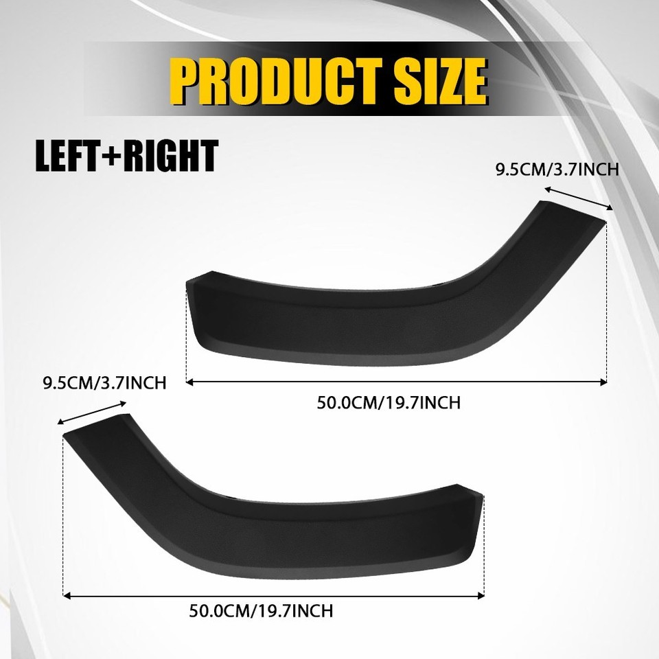 Right Left Rear Door Flare Arch Trim Molding RH LH Side For 2019-22 ...