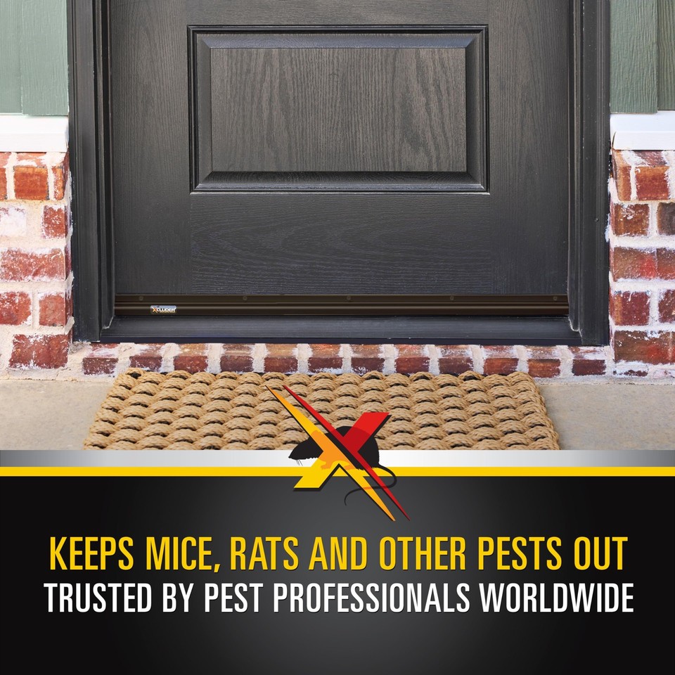Rodent Proof Door Sweep 36 in | Low-Profile Seal for Mice & Rats | Easy ...