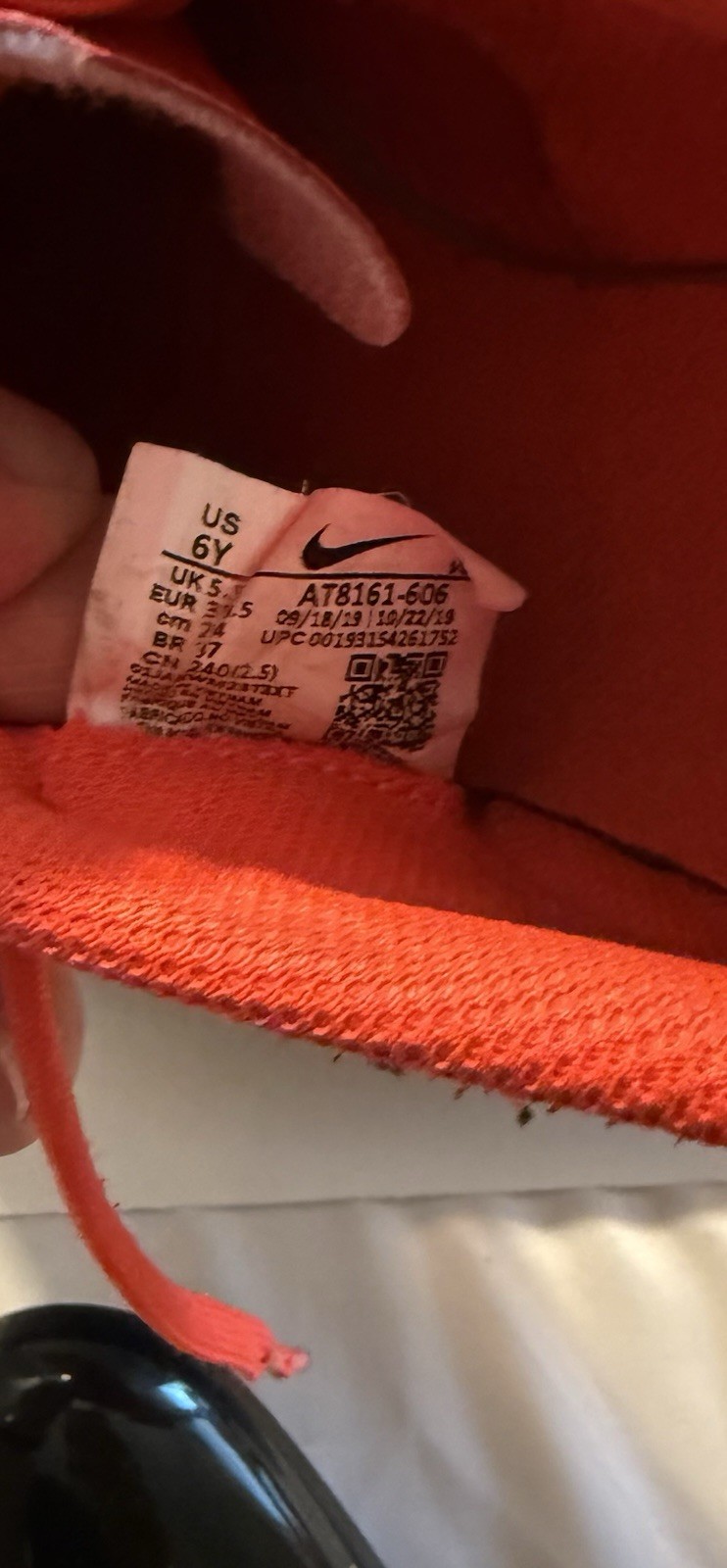 Nike JR Vapor 13 Club FG/MG Merc 6Y Soccer Shoes Laser Crimson AT8161 ...