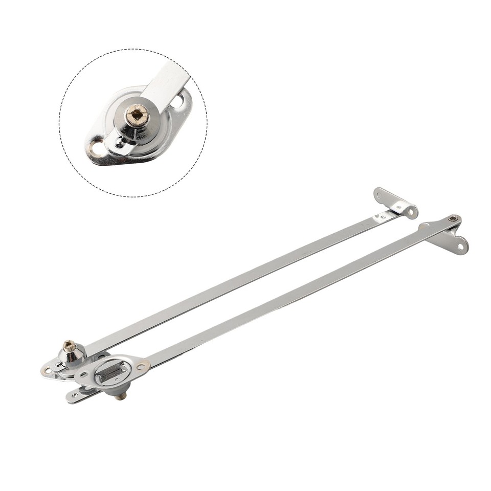Drop Lid Supports Bracket Door Iron+Zinc Alloy Silver Support Sliding ...