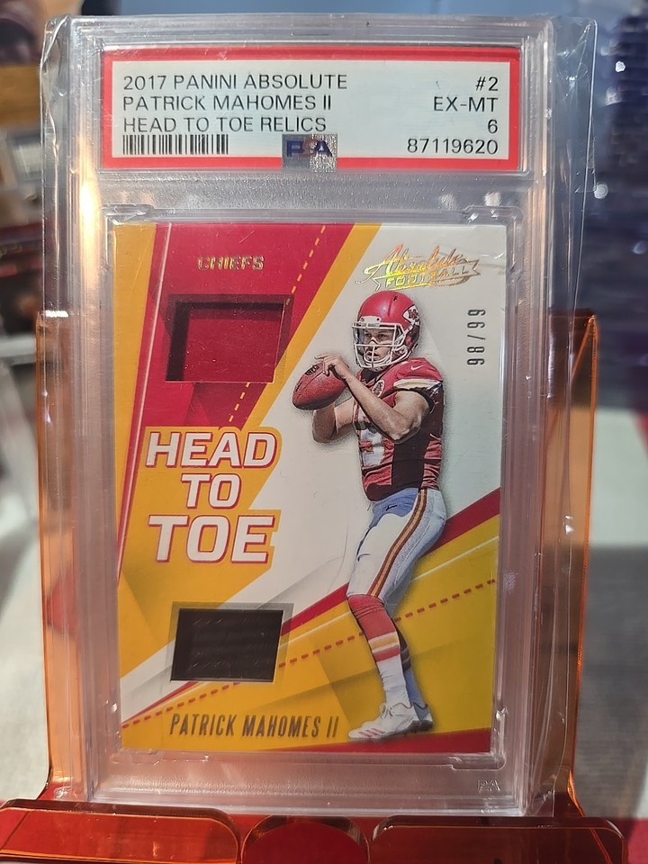 2017 Panini Absolute Patrick Mahomes Head To Toe Relics /99 | eBay