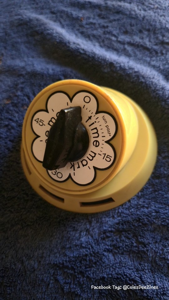 Vintage Retro Yellow Mark Time Daisy 1 Hour Kitchen Timer Tested ...