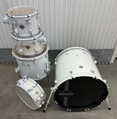 ddrum 5Pc Drum Set Shell Pack Kit Diablo White / White | eBay