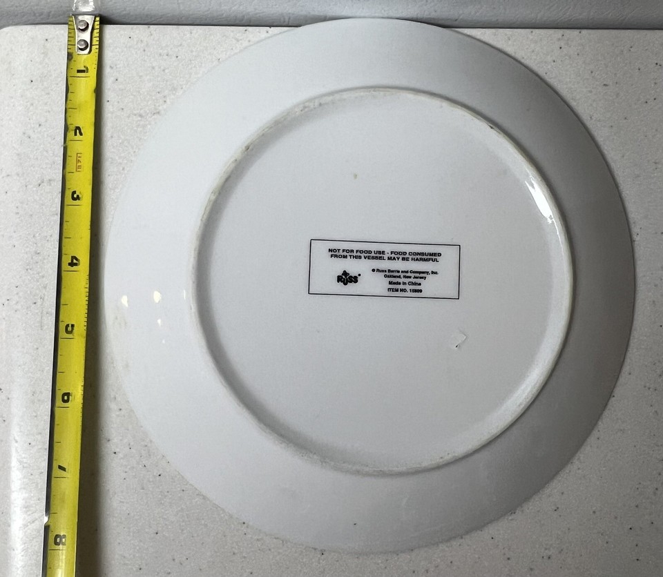 Vintage Russ Rooster Plate 8” Decor Farmhouse NRM03A | eBay