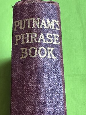 Putnam's Phrase Book By Edwin Hamlin Carr | eBay