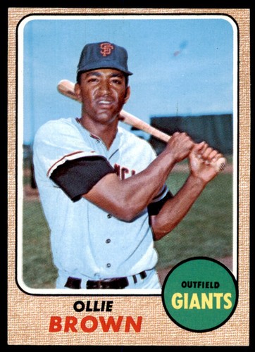 1968 Topps Ollie Brown EX San Francisco Giants #223 | eBay