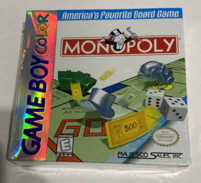 NEW Monopoly for Nintendo H-SEAM SEALED Gameboy Color, 1999 | eBay