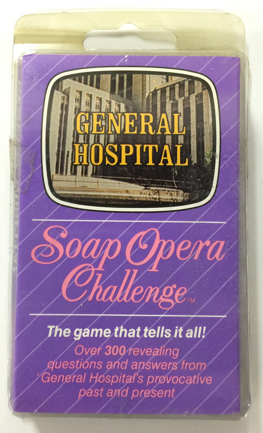 Soap Opera Challenge GENERAL HOSPITAL Vintage Card Game New in Package ...