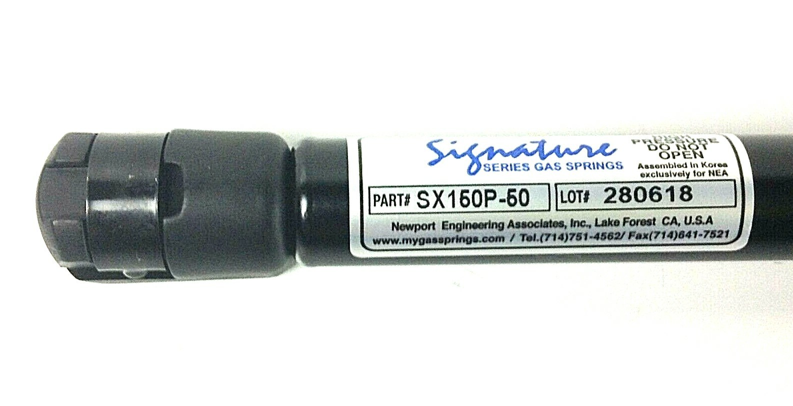 Signature Series 15" / 50lb Gas Spring Shock Black SX150P-50 | eBay